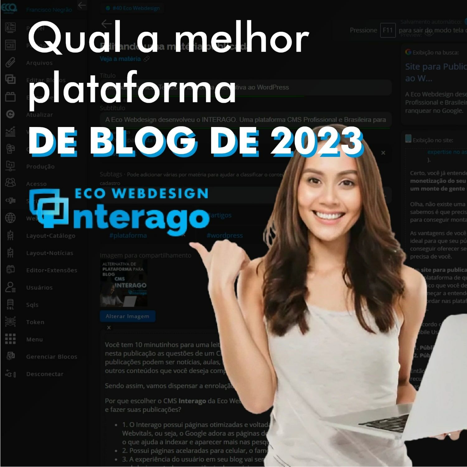 Quais as 5 melhores plataformas para criar um blog em 2023