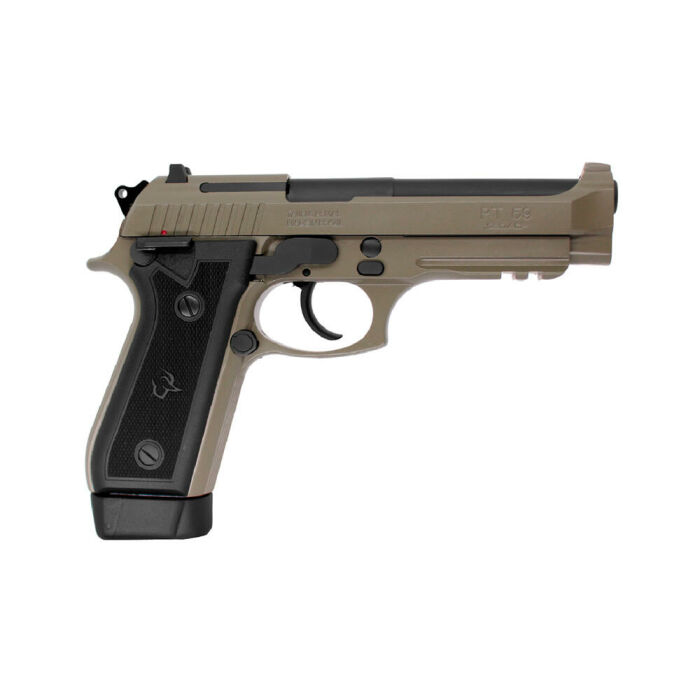 PISTOLA TAURUS PT59 FDE - CARB.P.CERAKOTE - CAL.380ACP - QAP Armas Brasil