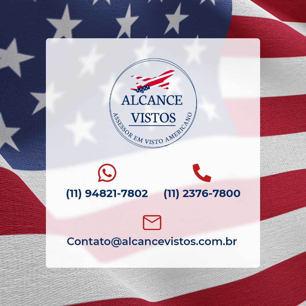 Contratar a Alcance Vistos - Renovação de Visto Americano
