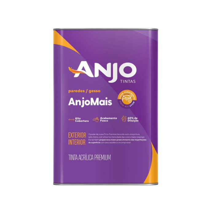 TINTA ACRILICA FOSCA ANJO MAIS BRONZE 18 LTS - PREMIUM - ANJO ...