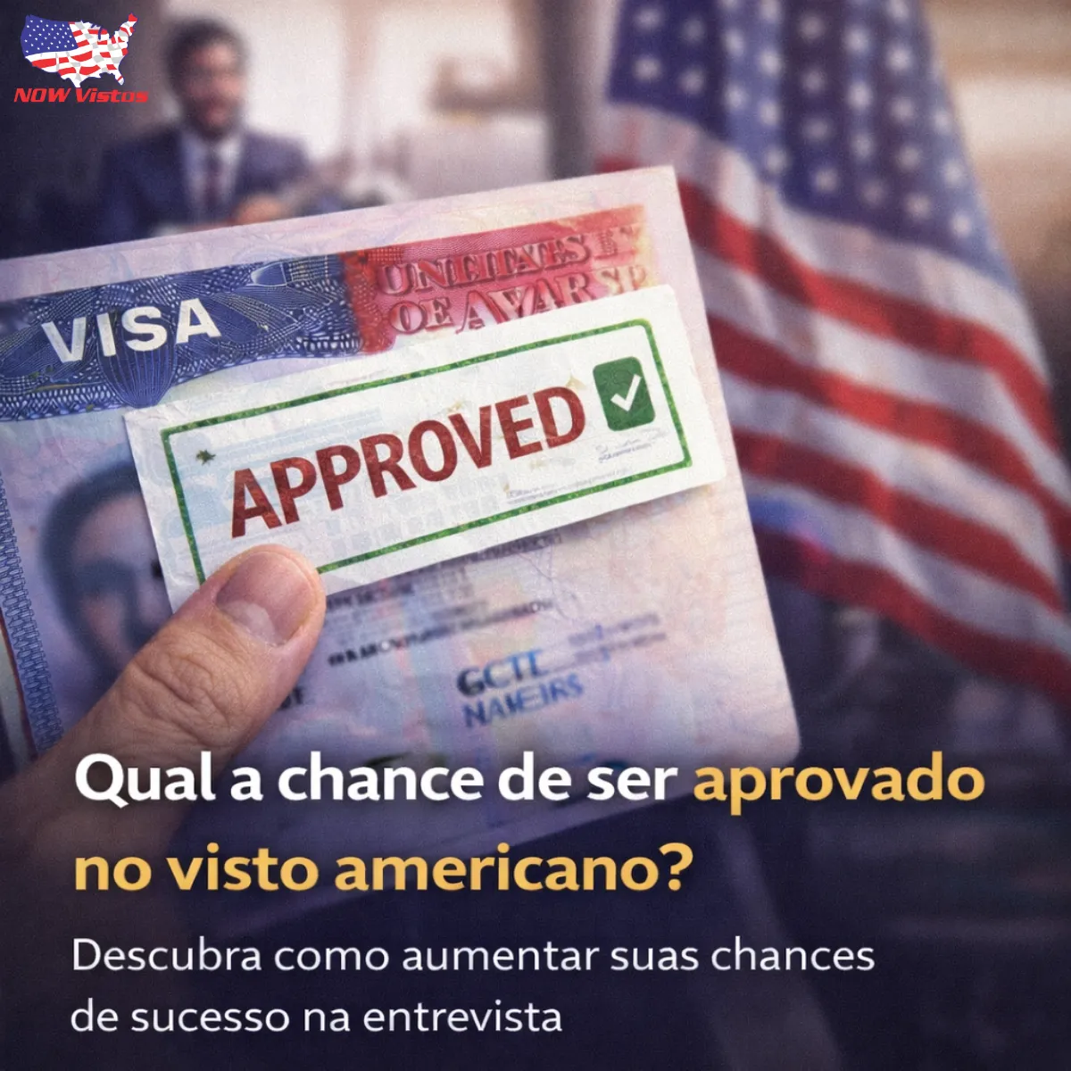 Qual a chance de ser aprovado no visto americano?